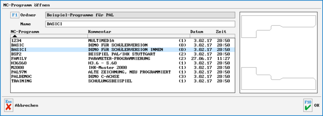 KELLER-Support - Modi "PAL", "PAL C/Y" bzw. PAL "3+2" und "Grundbildung"